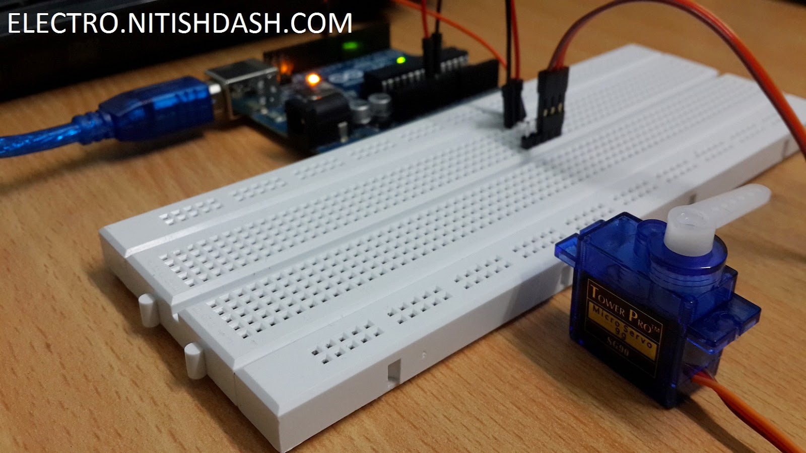 Controlling micro servos using Arduino [ARDUINO] ~ Dash Electro