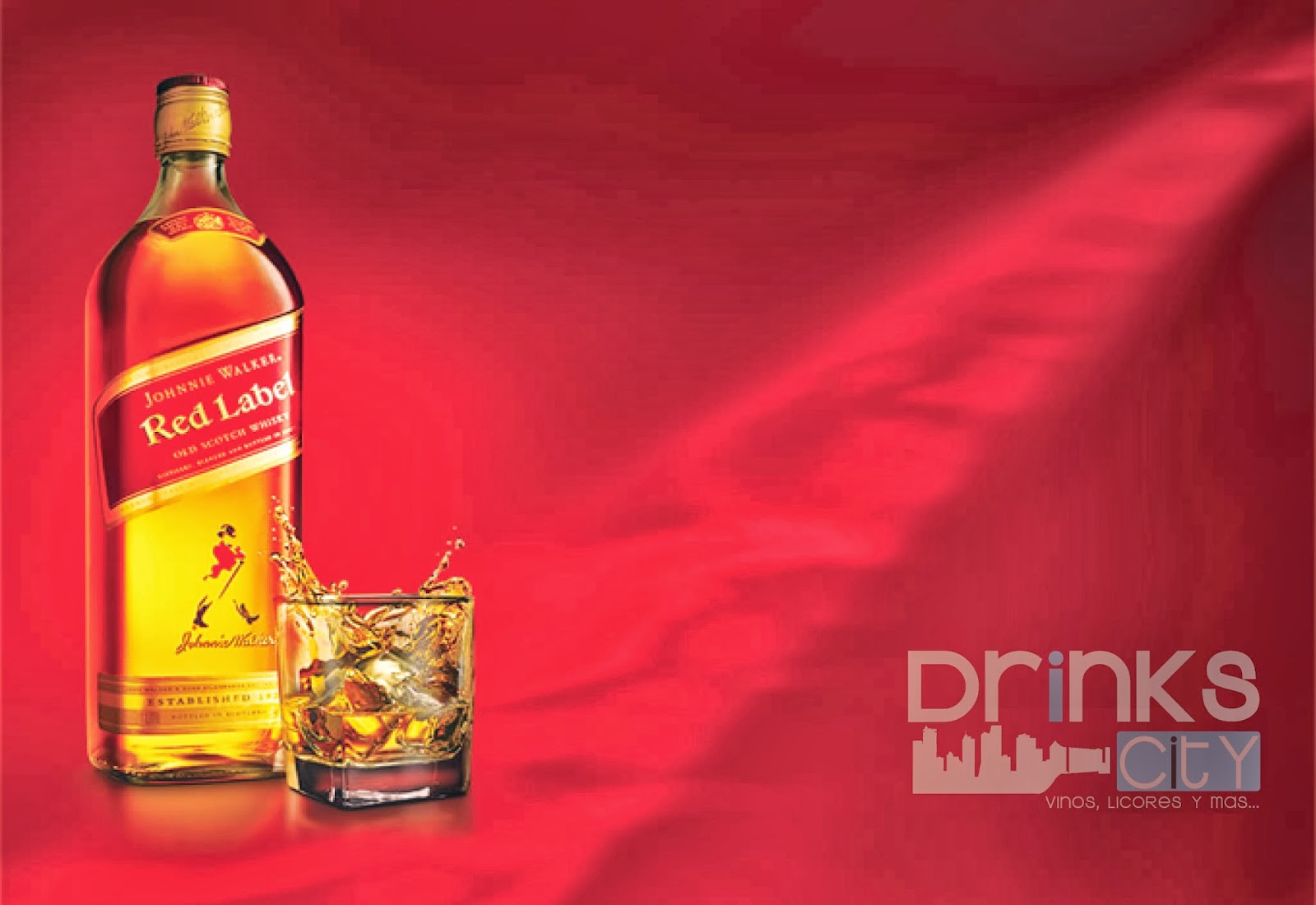 Vinos y Licores de Importación Drinks City: Whisky Walker Etiqueta Roja.
