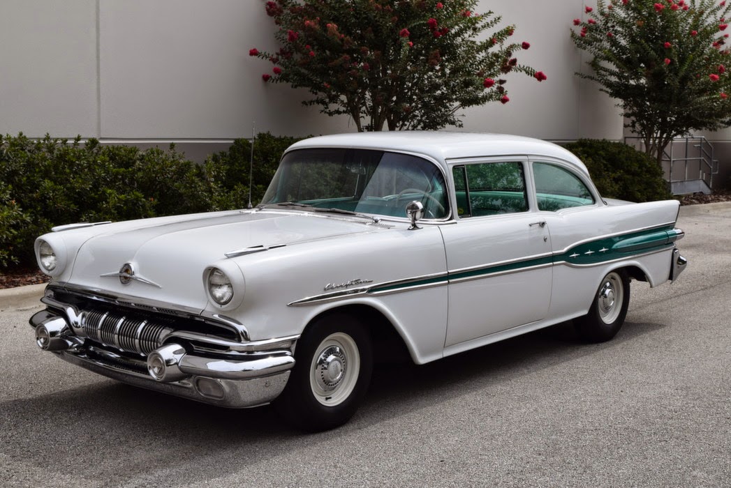 All American Classic Cars: 1957 Pontiac Chieftain 2-Door Sedan