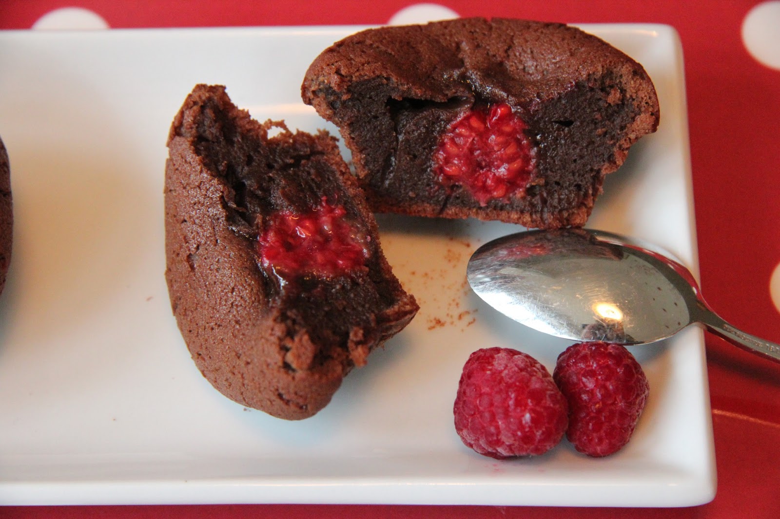 muffin chocolat coeur framboise