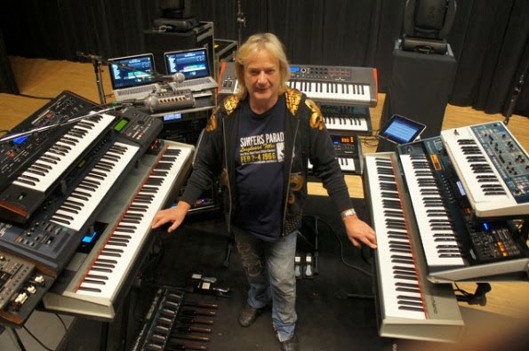 Geoff Downes Keyboard Setup
