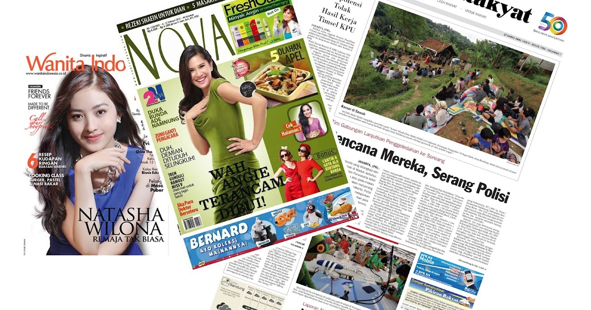 Ukuran Halaman Koran, Majalah, Tabloid, dan Brosur - Kumpulan Tulisan