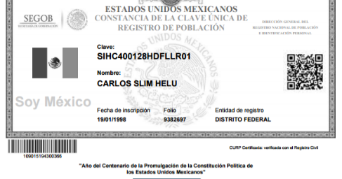 Conoce Tu Rfc Con Tu Curp