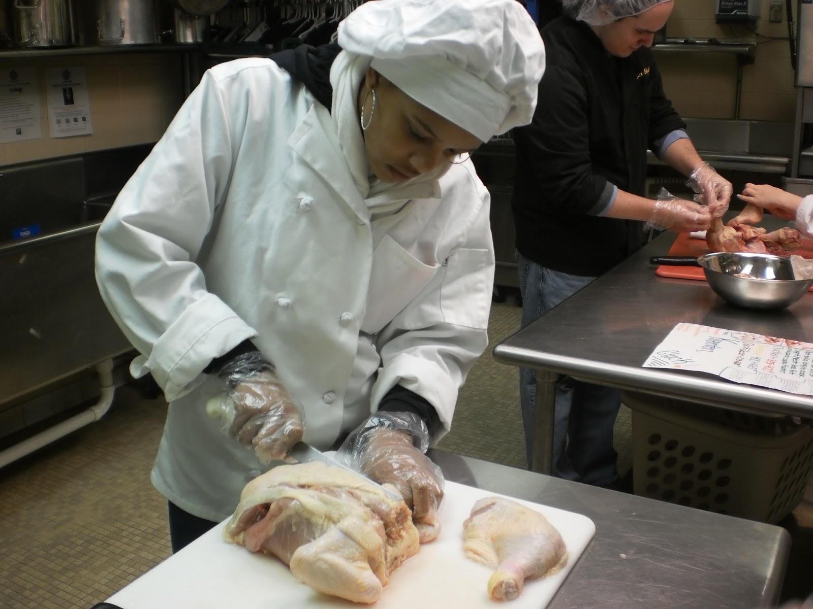Apex High School Culinary Arts: Chicken Fabrication