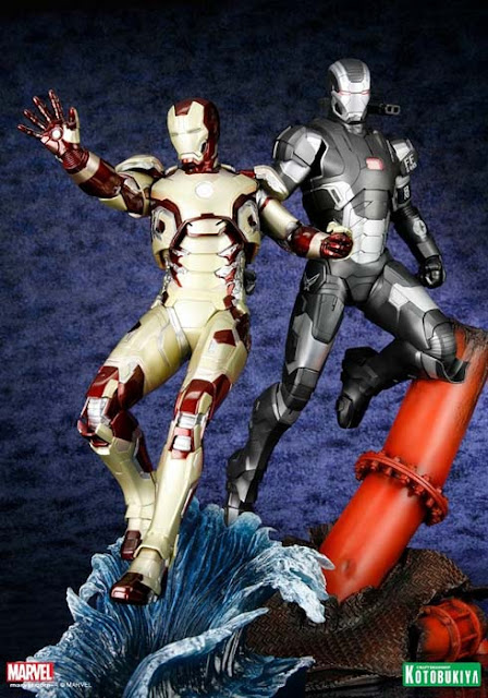 Historiteca: Excelente figura de colección de Iron Man y War Machine