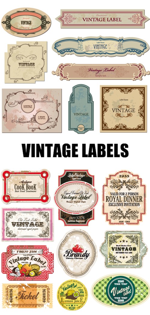 great images: Vintage Labels