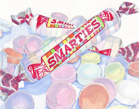 Aesthetic Oiseau: Watercolor Candy
