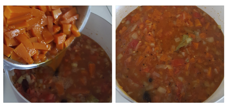 PARANGIKAI PACHADI / YELLOW PUMPKIN PACHADI