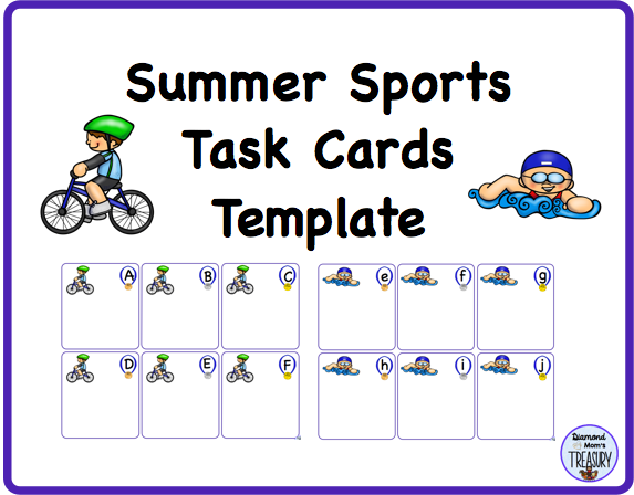 Summer Sports Activities - Classroom Freebies