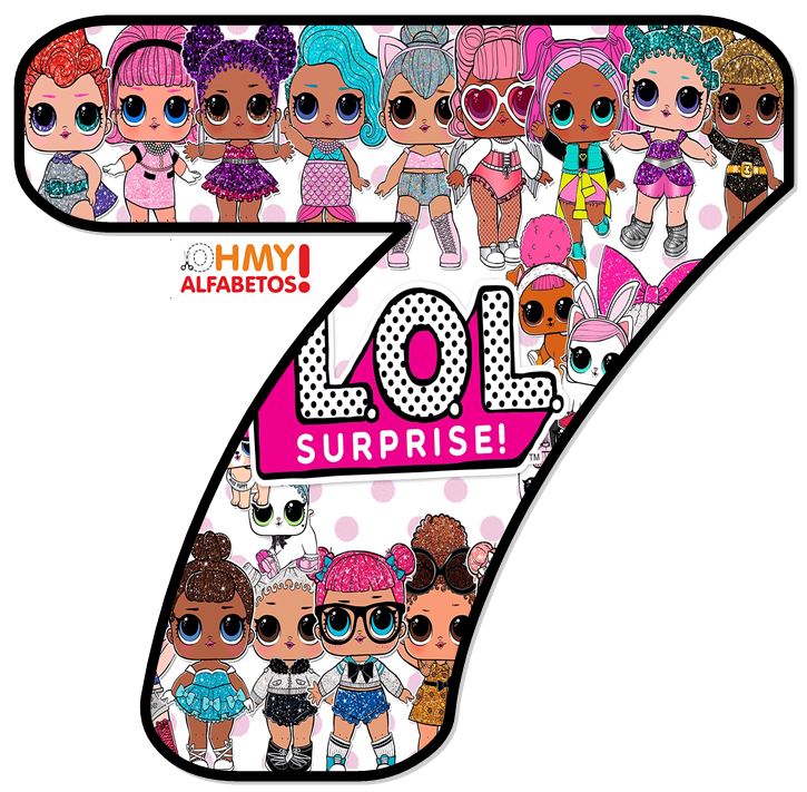 Abecedario LOL Surprise. Nice LOL Surprise Alphabet. - Oh my Alfabetos!