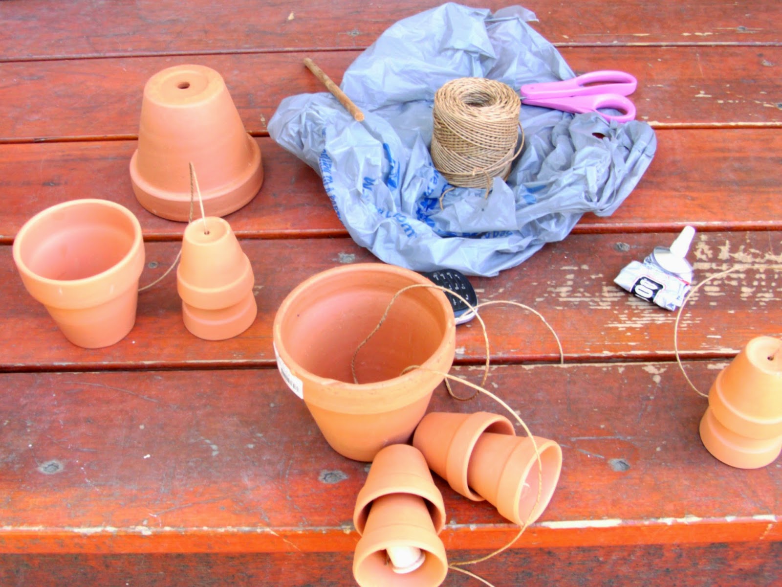 Terracotta Flower Pot Man - Weekend Yard Work Series - Little Vintage ...