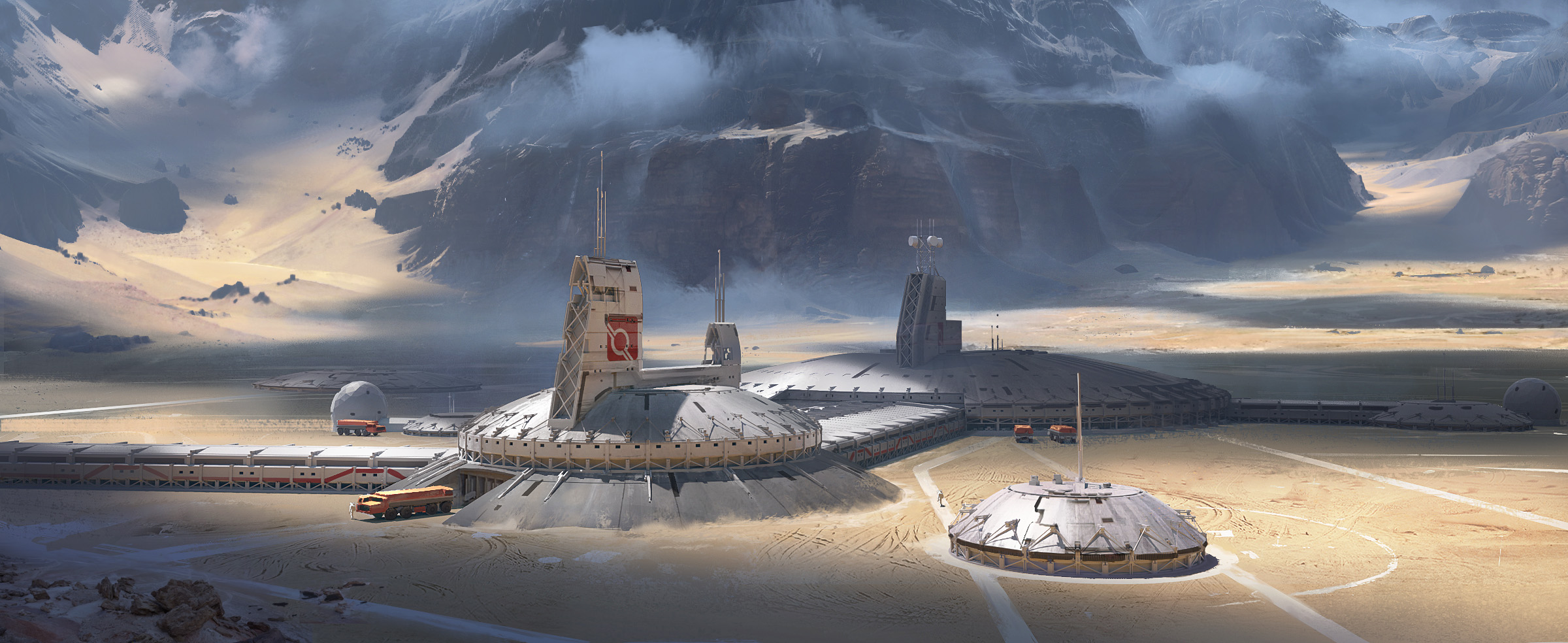 human Mars: Mars colony by Erik van Helvoirt