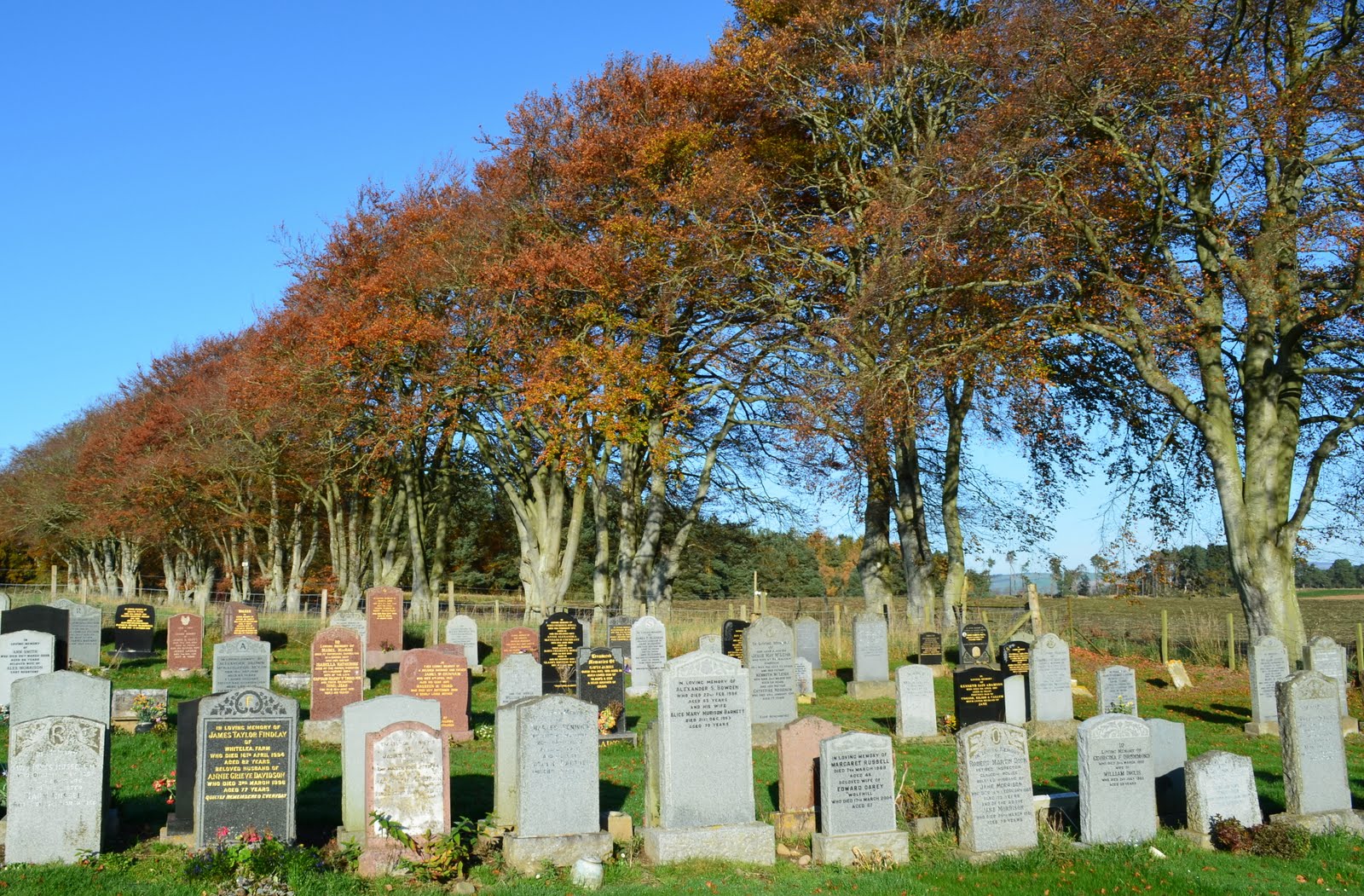 Tour Scotland: Tour Scotland Autumn Photographs Cemetery Burrelton ...