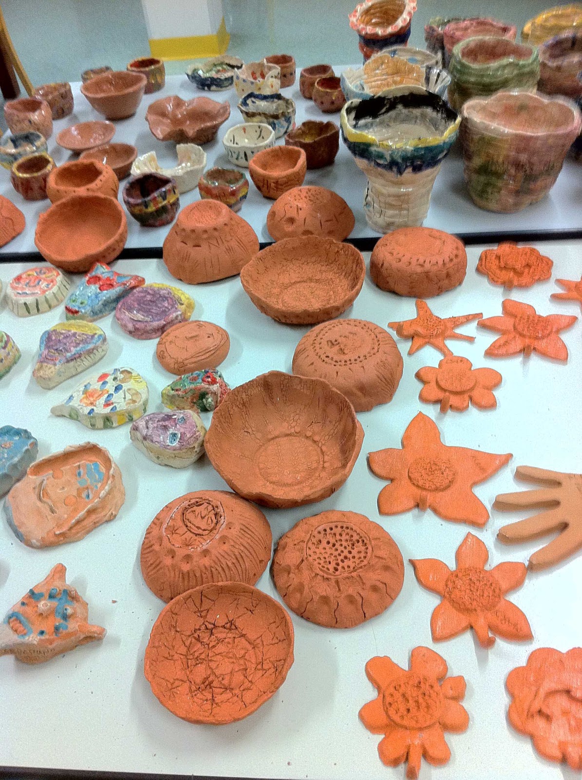 Percorso Argilla : SECONDA FASE CORSO CERAMICA SCUOLE CALLIANO