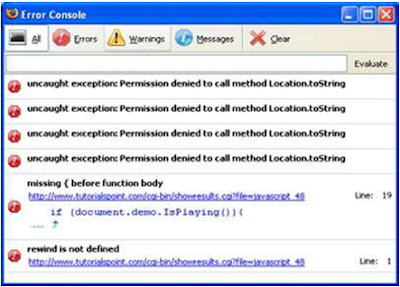 What is Debugging in javascript - Error Messages in Firefox or Mozilla ...