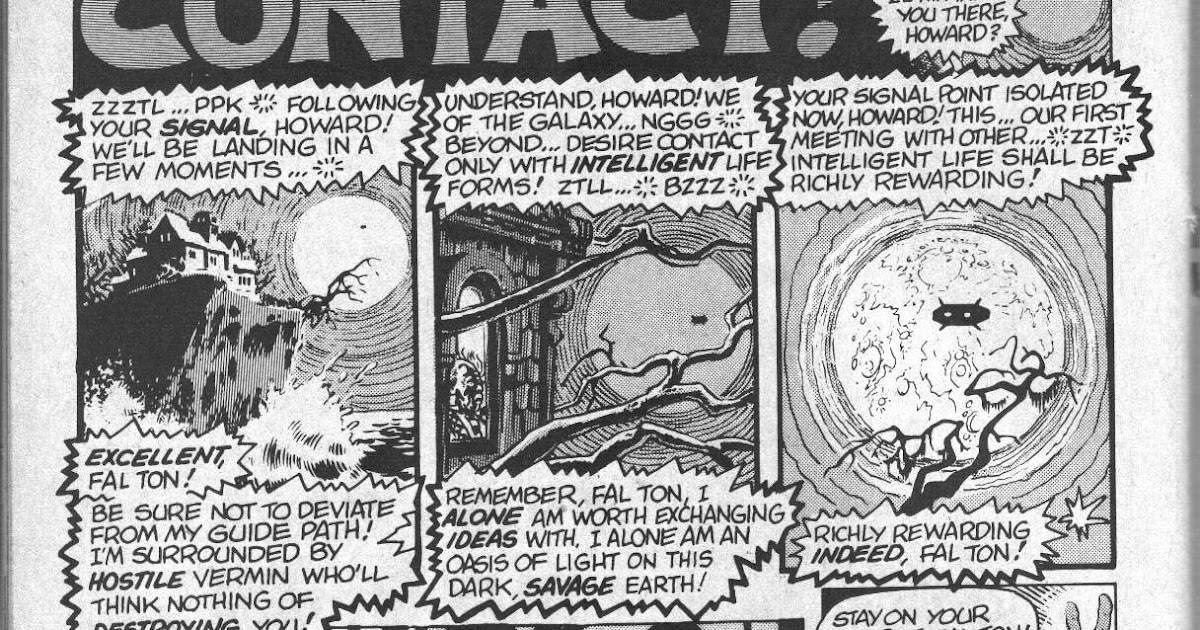 Four-Color Shadows: Contact-Tom Sutton-1973