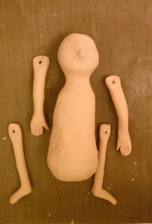 all things paper: paper clay art doll