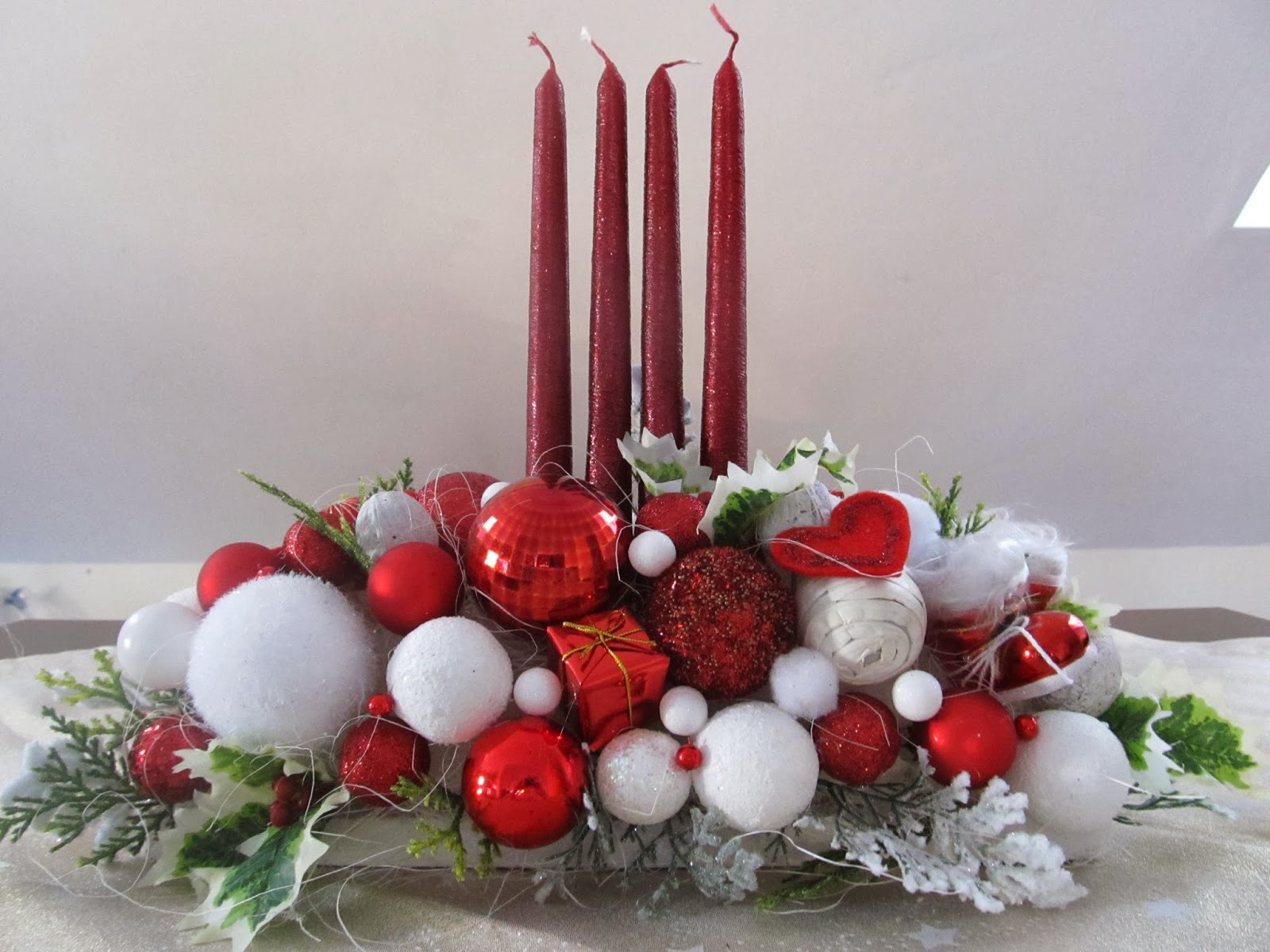 Stroiki i ozdoby okazjonalne : Stroiki bożonarodzeniowe 2013