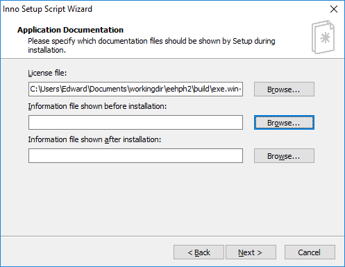 Using inno to package your Python application