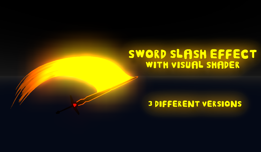 Godot Tutorial - How to make Sword Slash Effect using Visual Shader - 3 ...