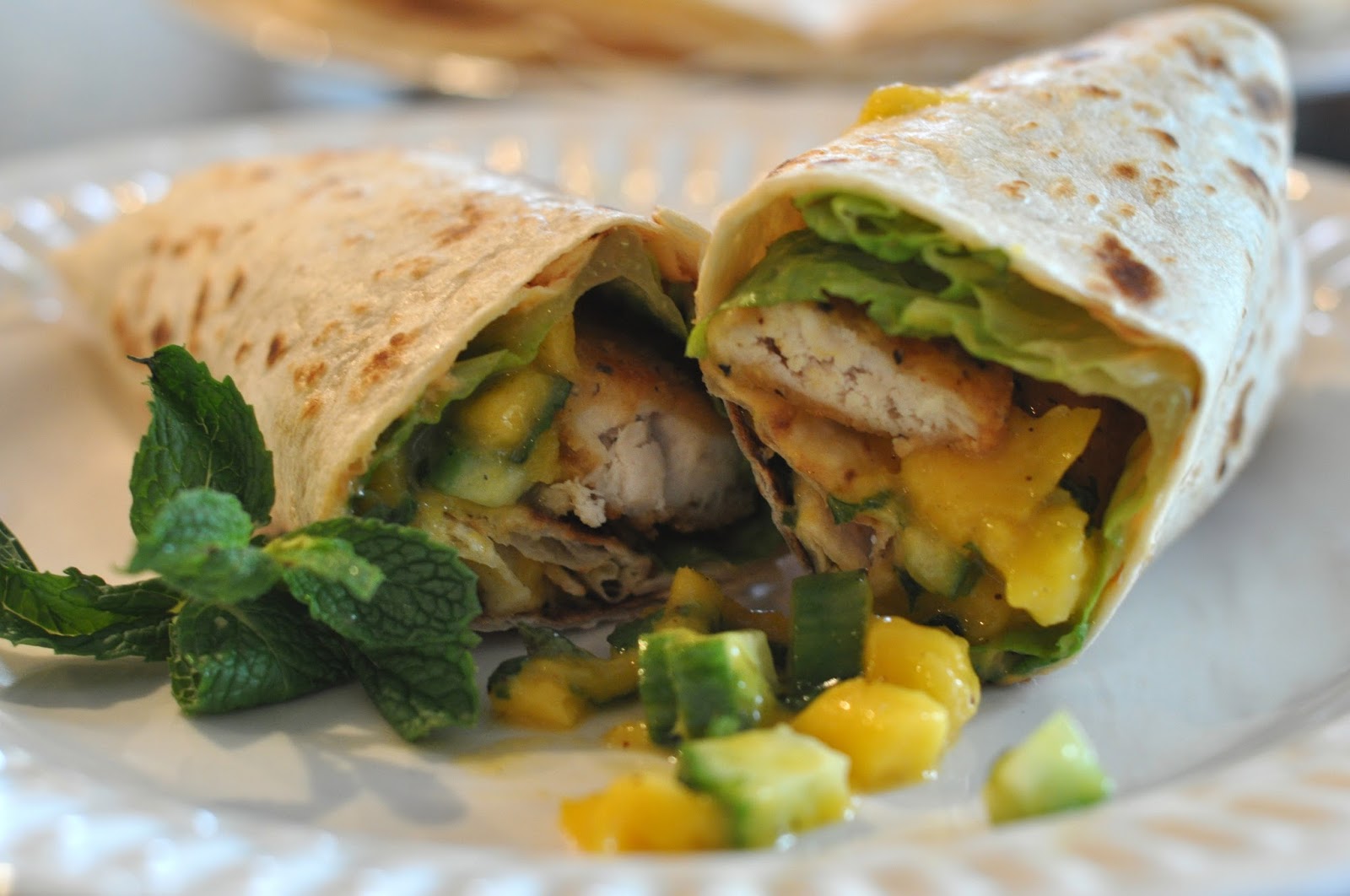 Mennonite Girls Can Cook: Chicken Mango Wraps