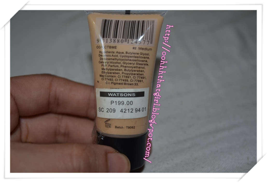 Patrine's Thoughts: Review: BYS Concealer