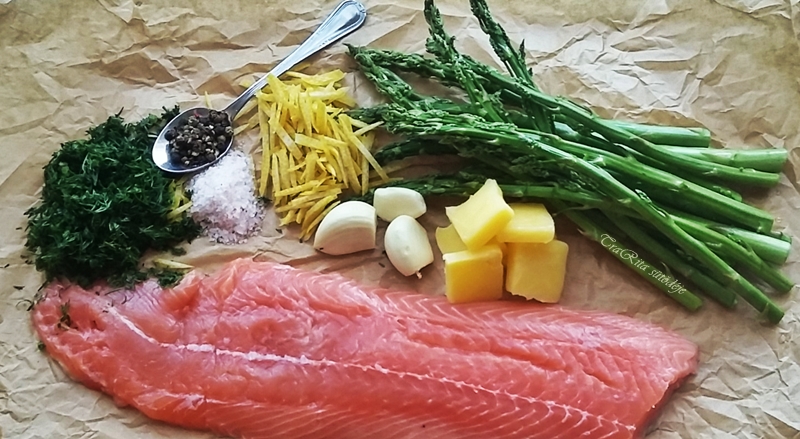 TraRita sütödéje és egyéb munkái : Lazac spárga ágyon