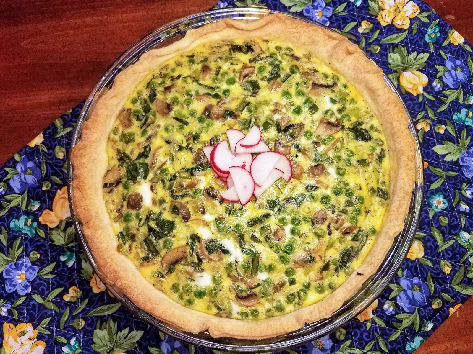 Spring Vegetable Quiche