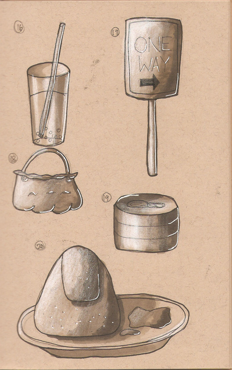 2D Concept Art: Random Objects - Week 1