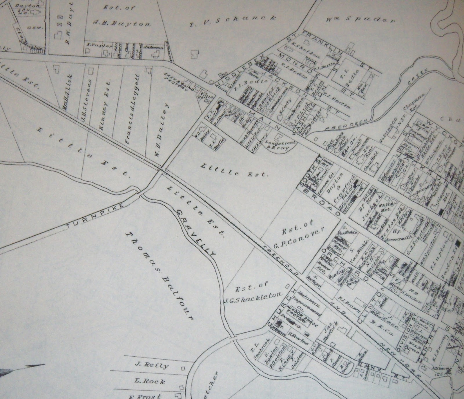 Aberdeen NJ Life: Matavan and Matawan (Wolverton's Atlas, 1889)