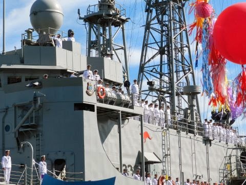 Welcome Home HMAS Melbourne - Aussie Hero Quilts (and Laundry Bags)