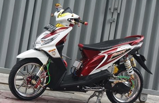 Modif Motor Honda Beat Injeksi Simple Elegan