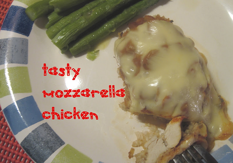The Better Baker: Tasty Mozzarella Chicken