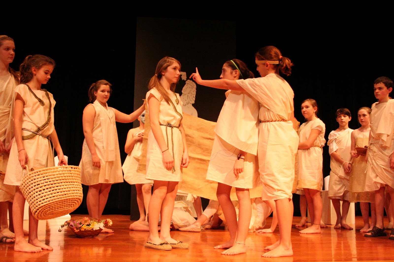 "Circus Olympus" ... Greek Theatre!: Athena & Arachne Production Photos