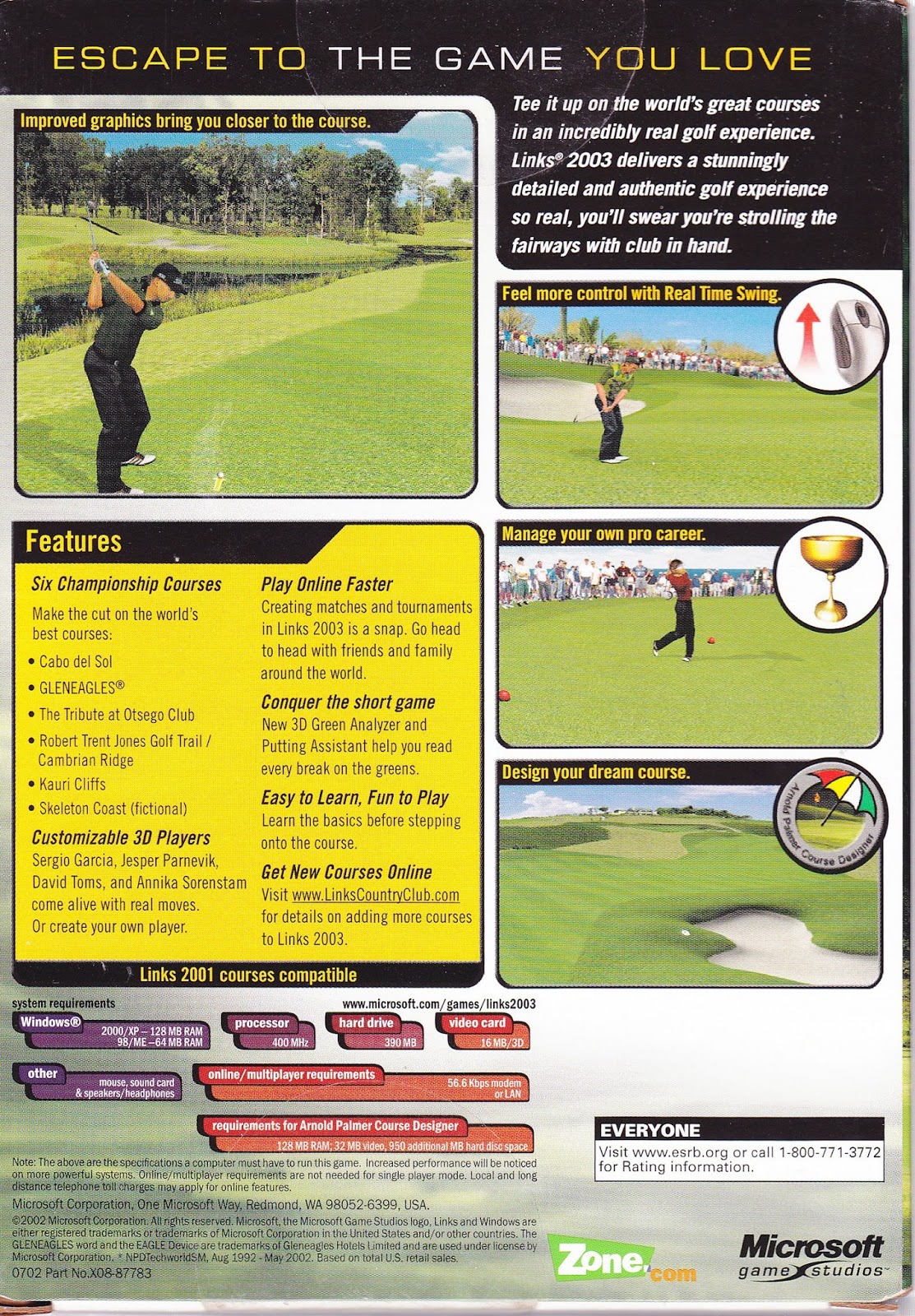 Wargame Dork: Linksception : Or how old golf computer games treated ...