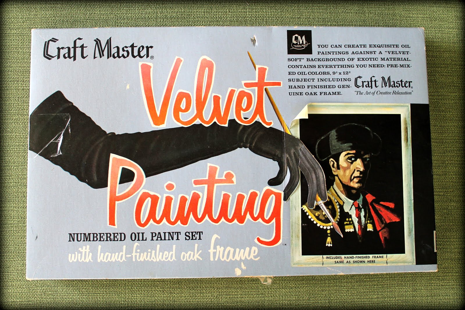 *~my house is cuter than yours~*: Vintage Craft Master Velvet Painting Kit