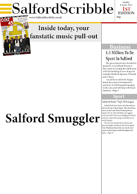 A2 Advanced Portfolio: Newspaper-Salford Scribble