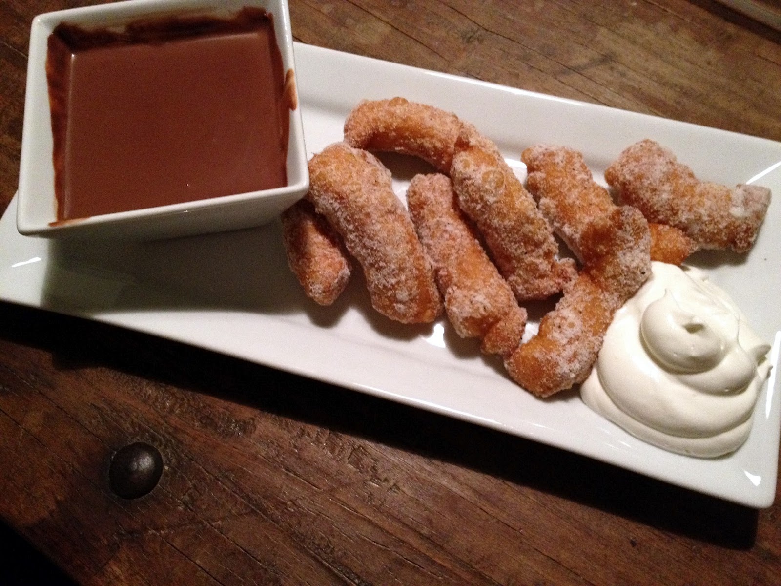 Bourbon and Bleu: homemade churros