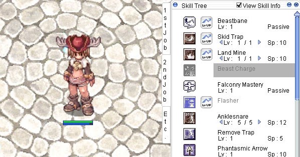 [Ragnarok] รายละเอียด Skill Hunter - คู่มือข้อมูลเกม RAGNAROK อาชีพ LV ...