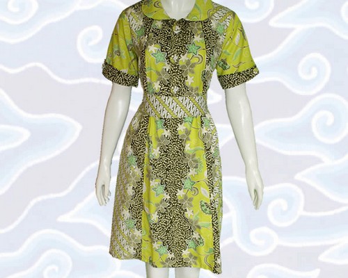 Model baju terusan terbaru celana wanita batik brokat pendek bahan ...