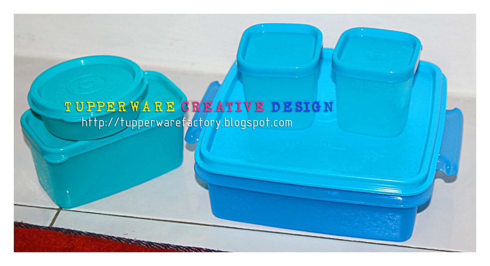 TUPPERWARE CREATIVE DESIGN: COLOURFUL TUPPERWARE BABY SETS