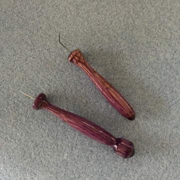 Tiny Tool Time: Lacemaking Tools Turned on Micro Lathe