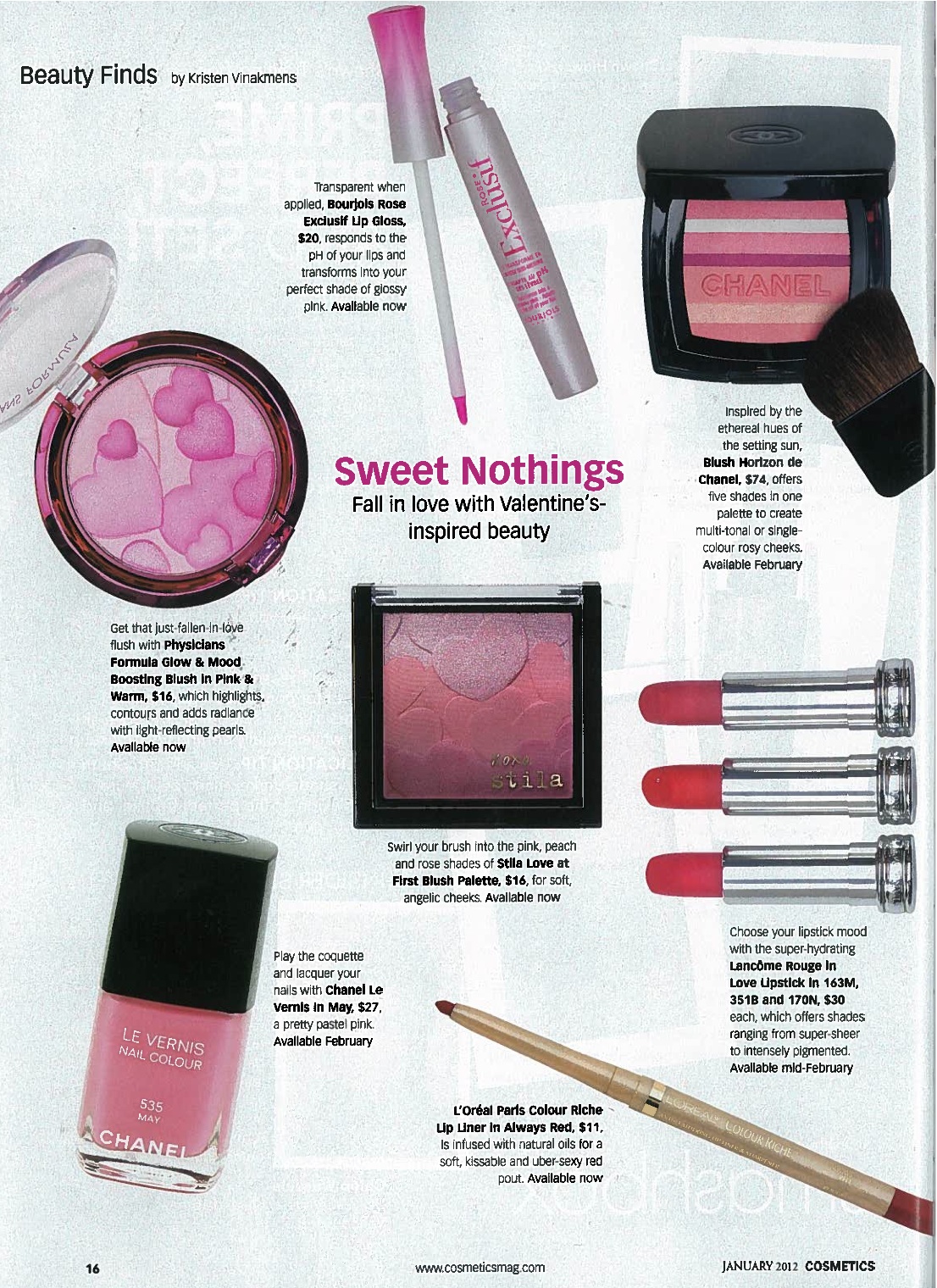 Stila Press: Cosmetics Magazine (Canada): Features In the Garden ...