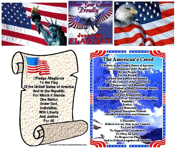 NM Urban Homesteader: Flag Day - I Pledge Allegiance – American's Creed