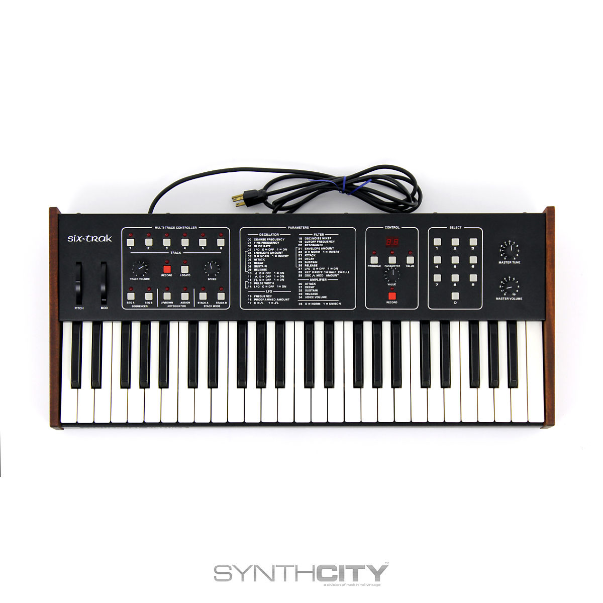 MATRIXSYNTH: Sequential Circuits Six-Trak SN 004789 w/ Original Box ...