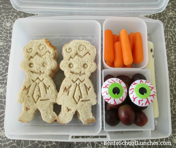 Bento School Lunches : Zombie Halloween Bento