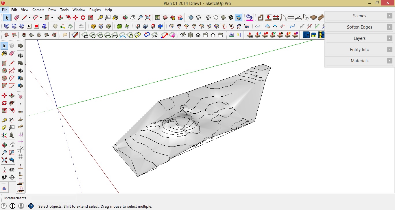 HOW TO MAKE A TOPOGRAPHIC PROFILE USING SKETCHUP AND LAYOUT