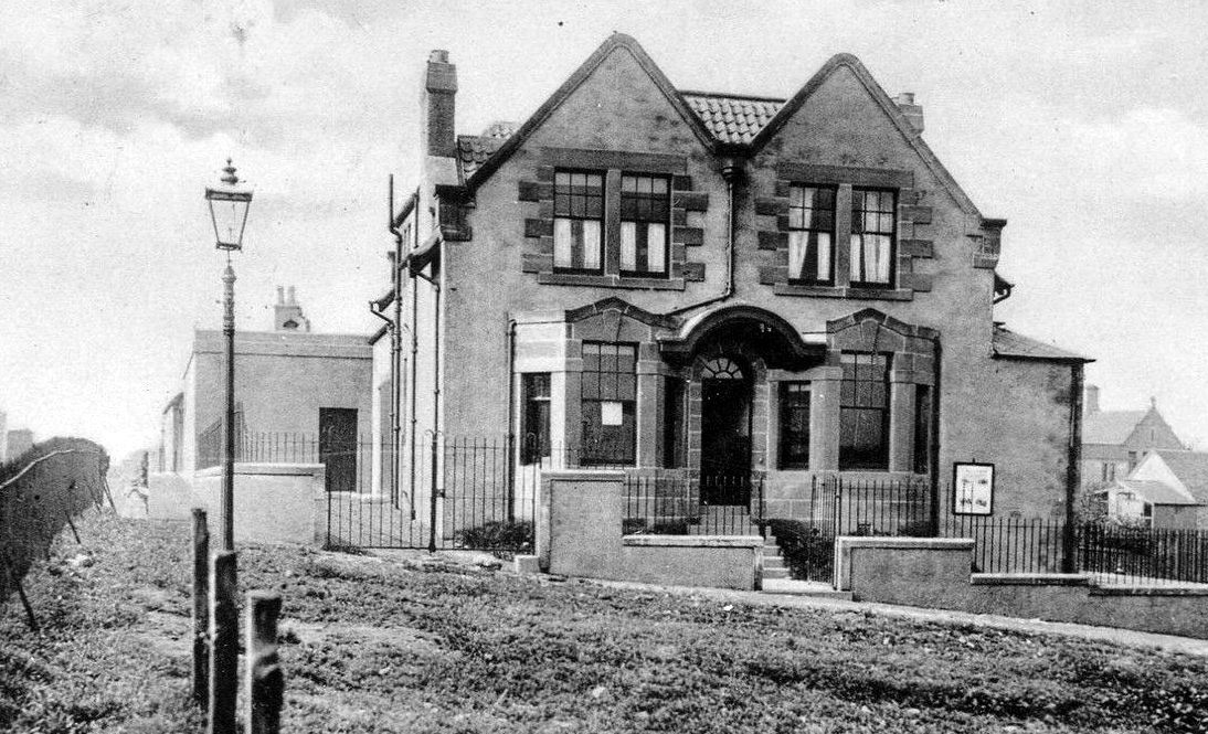 Tour Scotland: Old Photograph Territorial Army Hall Bathgate Scotland