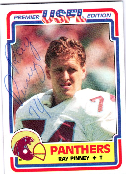 Autographs TTM: Ray Pinney--NFL/USFL