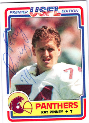 Autographs TTM: Ray Pinney--NFL/USFL